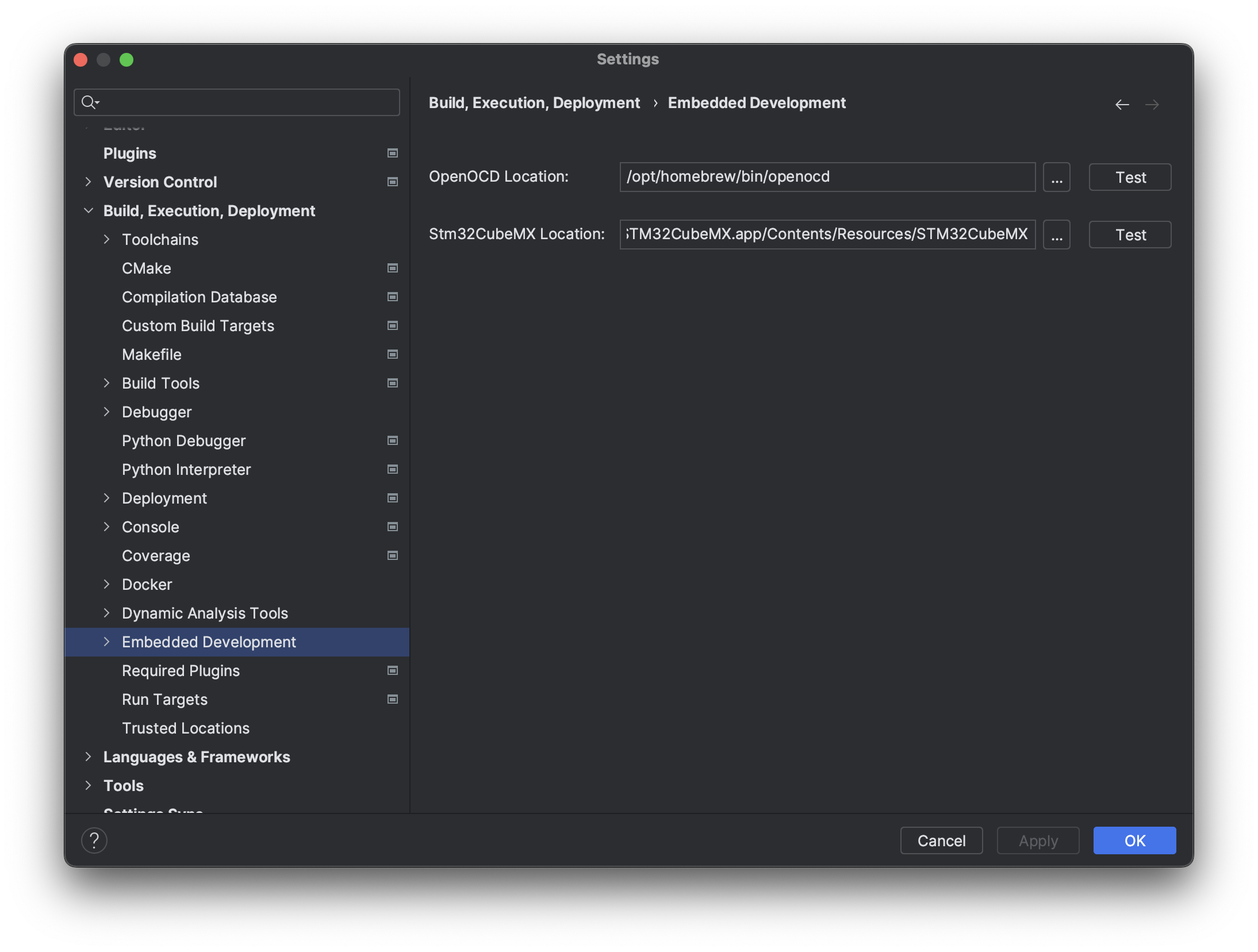 STM32 CLion & STM32CubeMX Developer Environment Setup